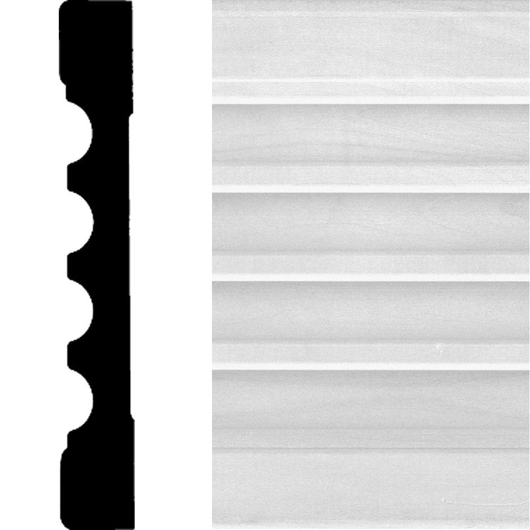 Manor House 3 4 In X 5 1 4 In X 8 Ft MDF Fluted Casing Moulding manor-house-3-4-in-x-5-1-4-in-x-8-ft-mdf-fluted-casing-moulding